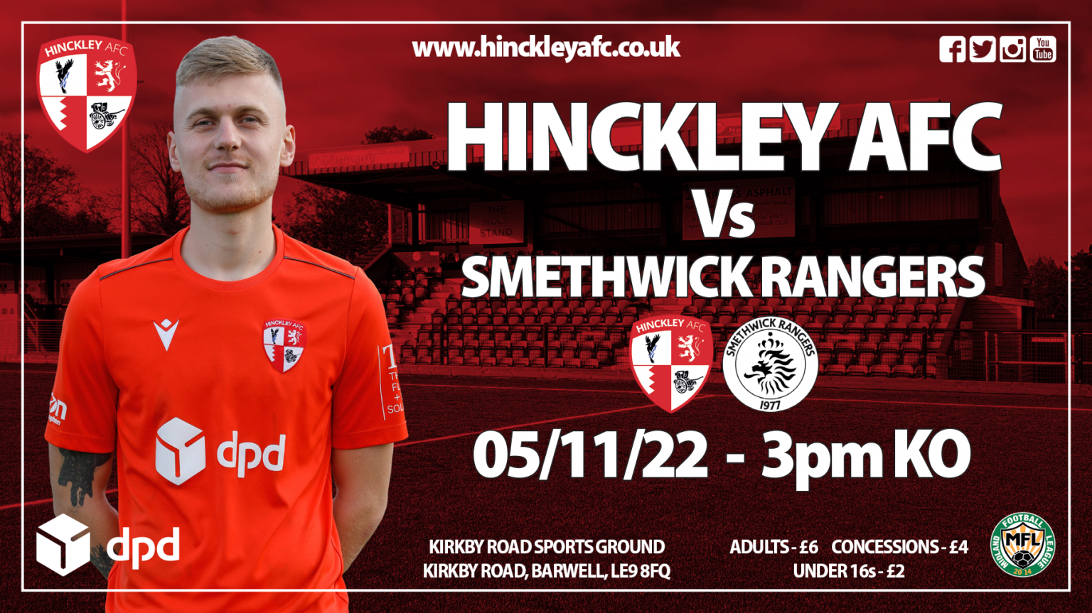 Match Preview: Smethwick Rangers (h) - Hinckley AFC Official