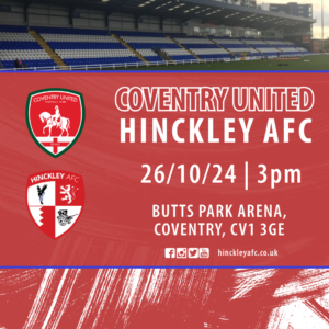 Match Preview: Coventry United (a) - Hinckley AFC Official