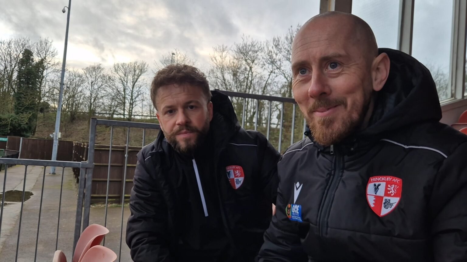 Innes and Davies on Chenecks win - Hinckley AFC Official